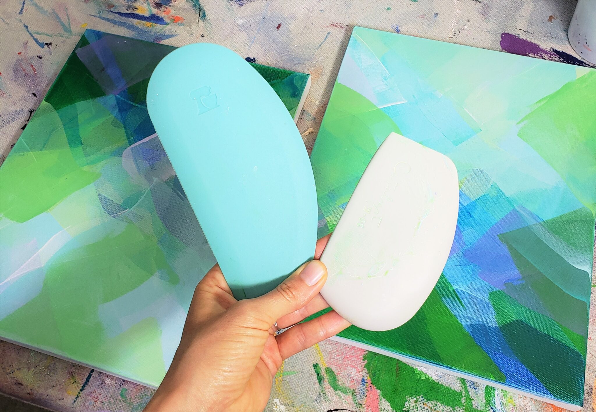 Paint Consistencies and Application Wedges for Layered Backgrounds ...