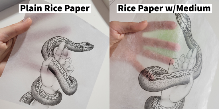 Rice Paper Collage and Acrylic Paint Art Technique — Messy Ever After